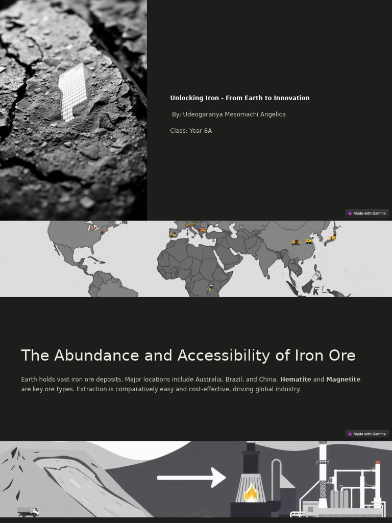 Unlocking Iron From Earth To Innovation | PDF