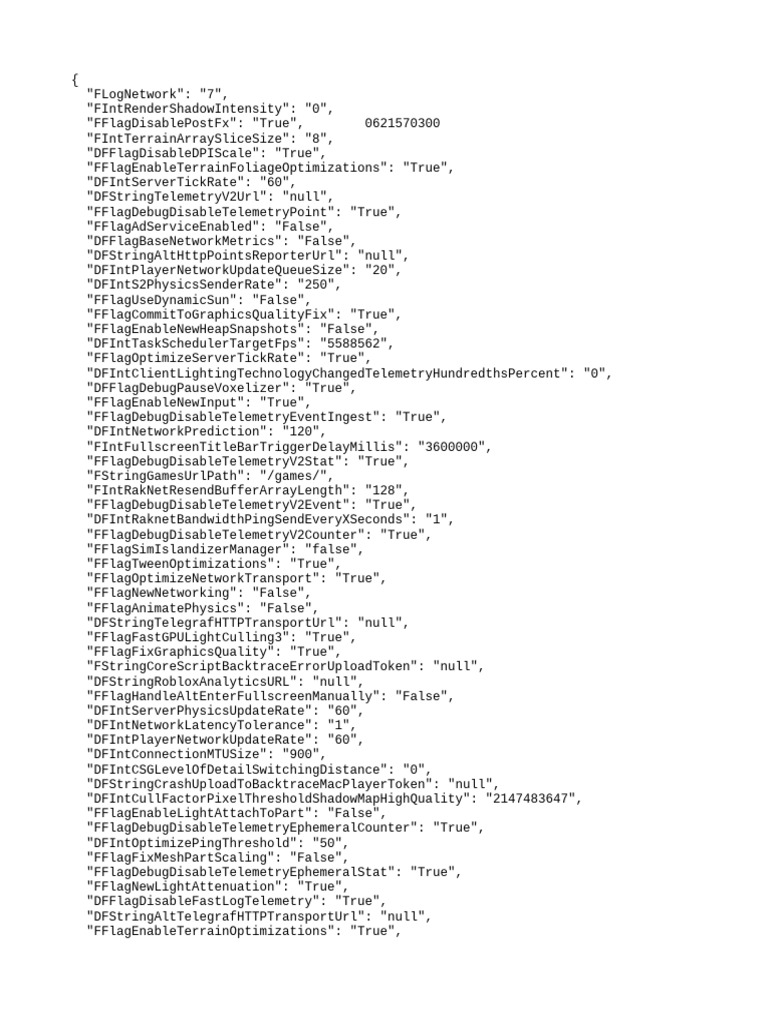 PR1ME's Fast Flags | PDF