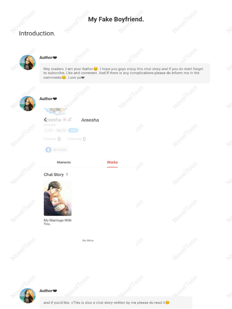 My Fake Boyfriend. | PDF