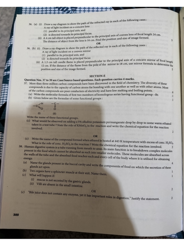 Cbse Class 10th Board Paper 2024 Part 3 | PDF