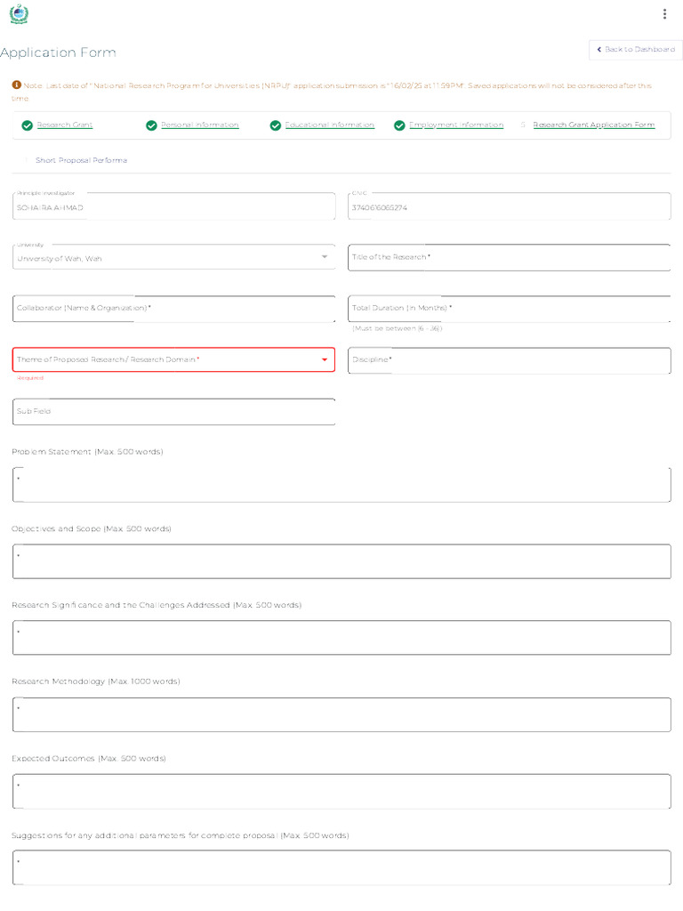 RGMS - Research Grants Management System | PDF