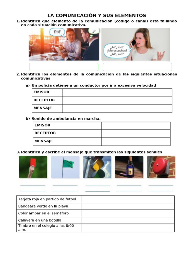 Elementos de la Comunicación y Señales | PDF