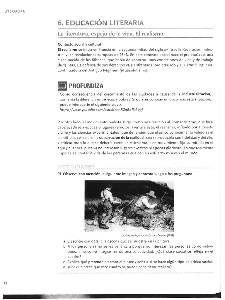 Apuntes Realismo y Naturalismo | PDF