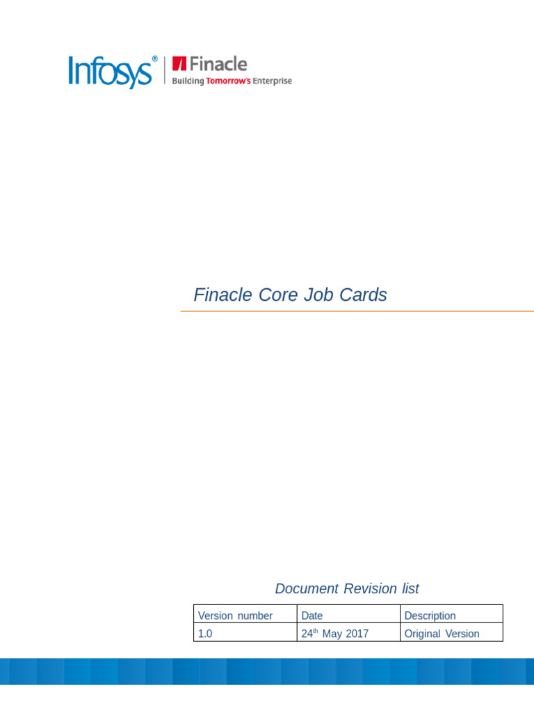 Finacle 10 Guidance | PDF | Loans | Cheque