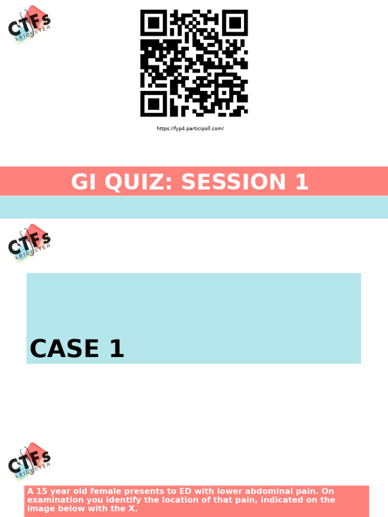 Gi Clinical Case Session 1 Abdo Areas and Gut Hormones | PDF | Clinical Medicine | Symptoms And ...