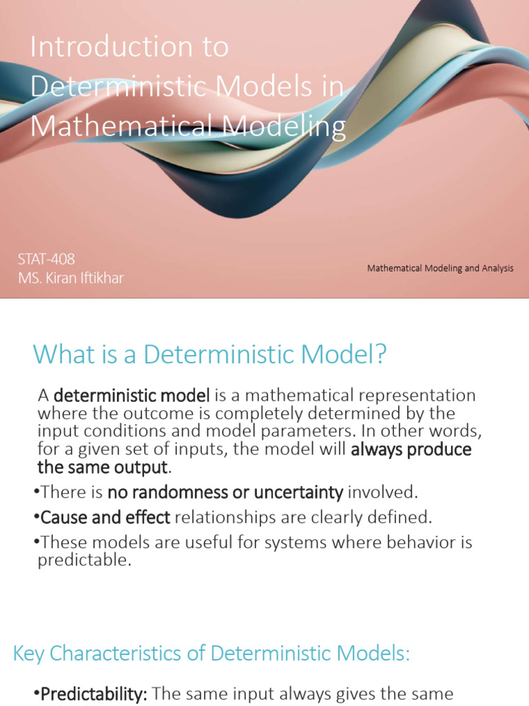 Intro To Mathematical Modelling STAT 408 | PDF