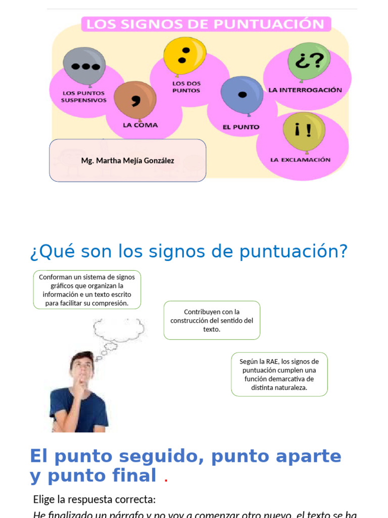 Signos de Puntuación | PDF | Coma | Puntuación