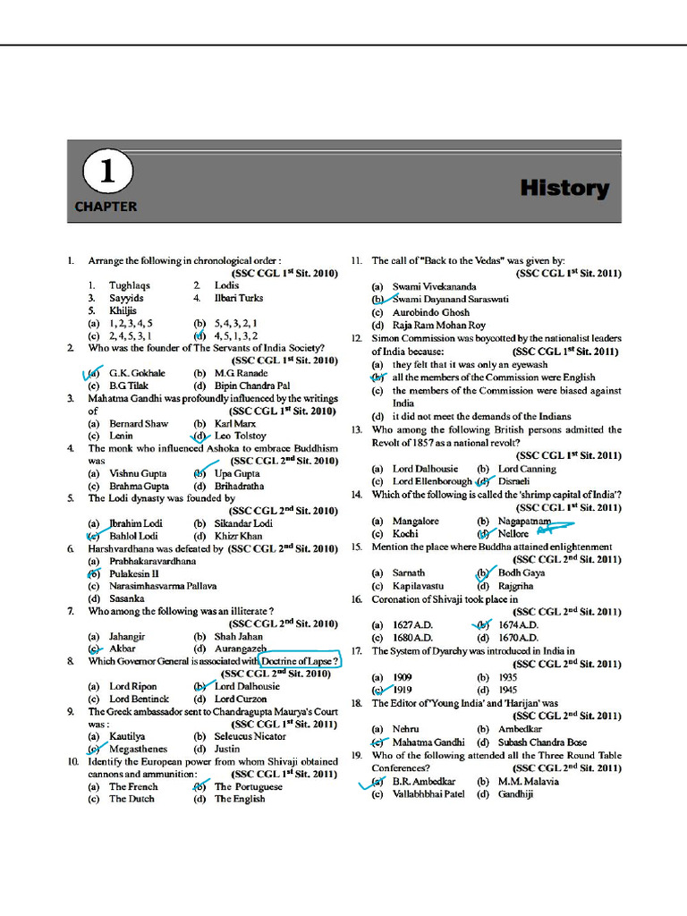 History Pyq | PDF