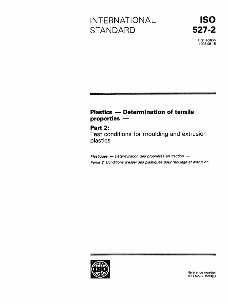 Iso 527-2-93 | PDF