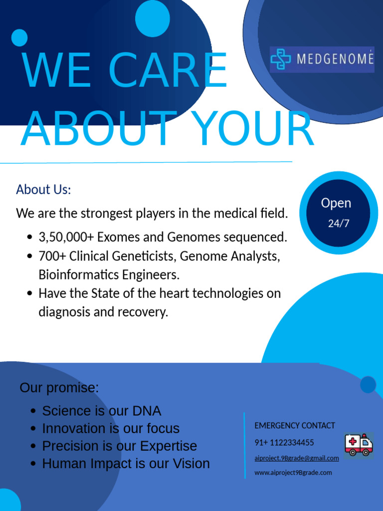 MedGenome 9 Bgrade Advertisement | PDF