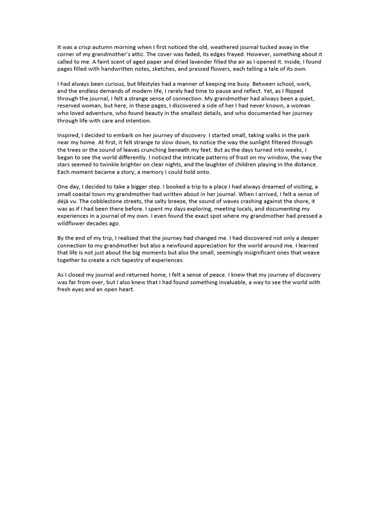 The Journey of Discovery | PDF