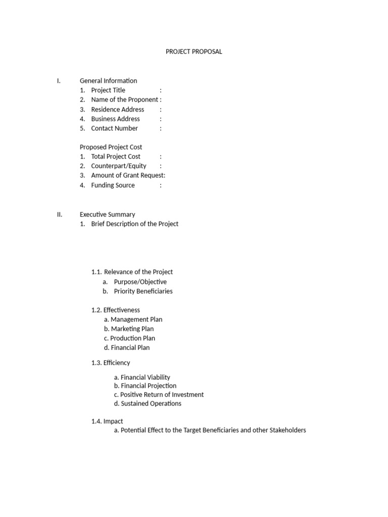 Tulong Puso Project Proposal Template | PDF | Depreciation | Sales