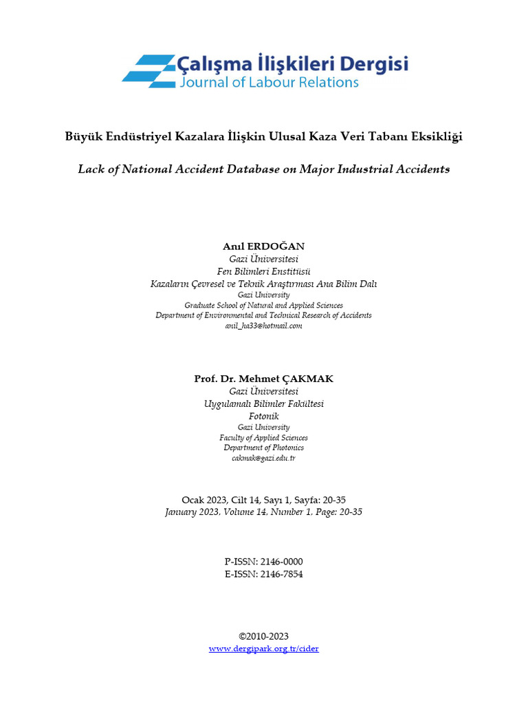 BEKRA Veritabanı Eksikliği Dergi Makale | PDF