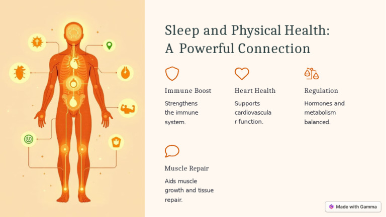 Sleep and Physical Health A Powerful Connection | PDF