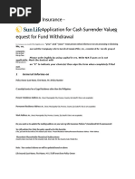 SUNLIFE-Request For Fund Withdrawal | PDF | Banks | Wire Transfer