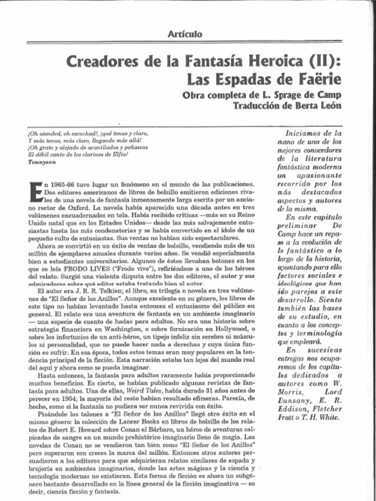 Creadores de la Fantasía Heróica 2 | PDF