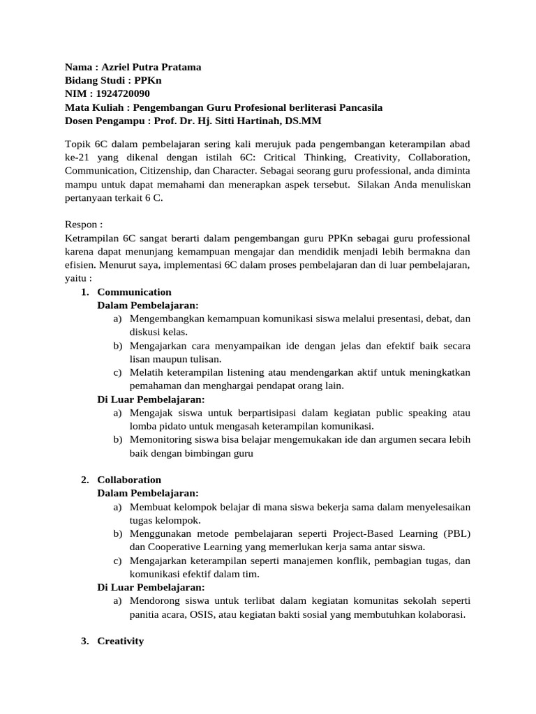 Elaborasi Topik 2 Azriel | PDF