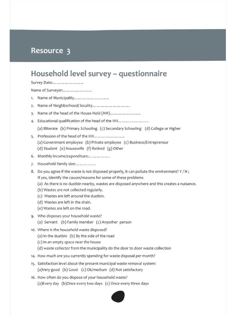 Survey Field | PDF
