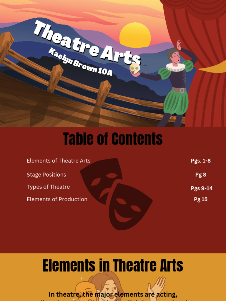 Colorful Illustrative Types of Theatre Productions Presentation.pdf ...