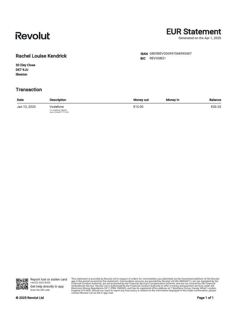 Transaction-Statement en C6e699 | PDF