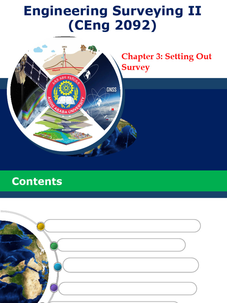 Chapter 3 - Setting Out Survey (2) (2) | PDF | Surveying | Topography