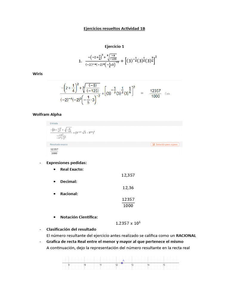Ejercicios Resueltos Actividad 1B PP | PDF