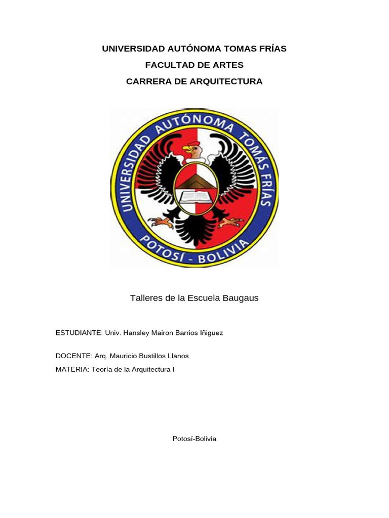 Talleres de la Bauhaus y Max Krehan | PDF | Diseño | Artes Decorativas