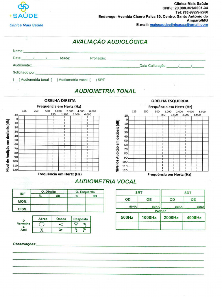 Audiometria Clinica - 0001 | PDF