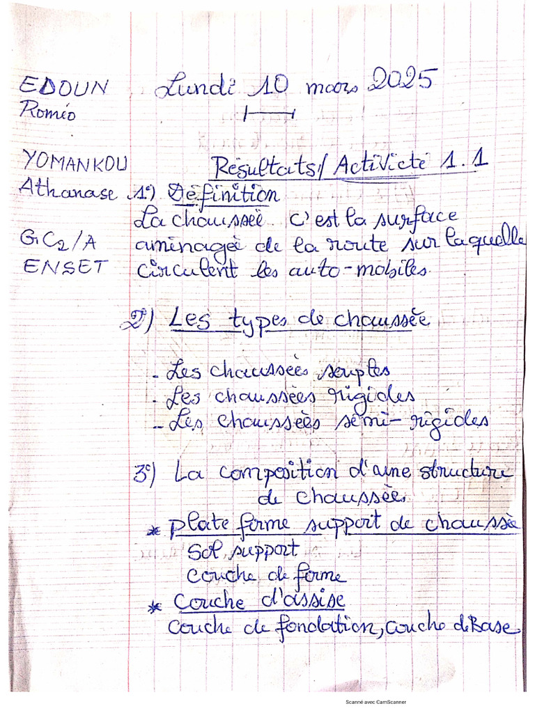 Activités 1-1 Et 1-2 | PDF