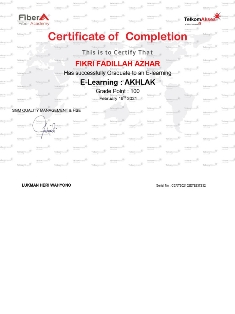 SERTIFIKAT E-LEARNING - 11zon | PDF