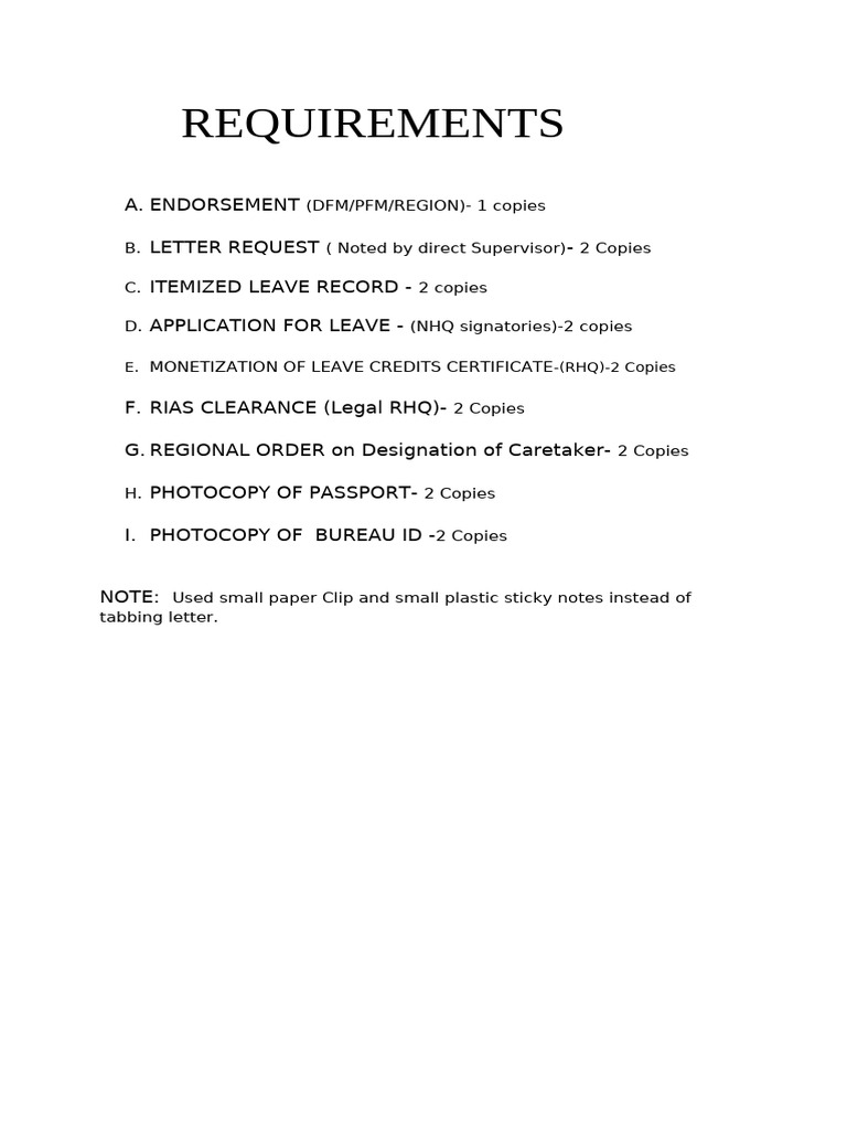 Travel Abroad Req | PDF