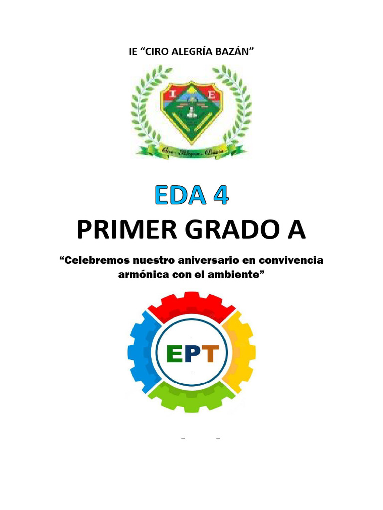 Yim Ept - Eda 4 - 1°grado A | PDF | Aprendizaje | Iniciativa empresarial