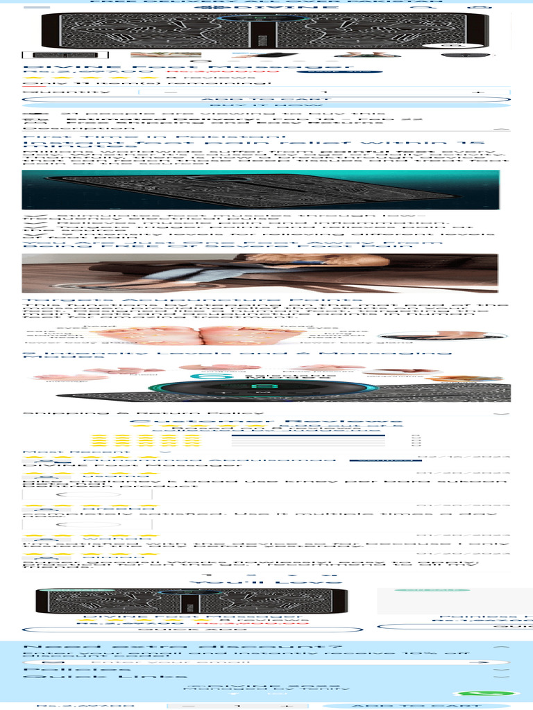 DIVINE Foot Massager | PDF