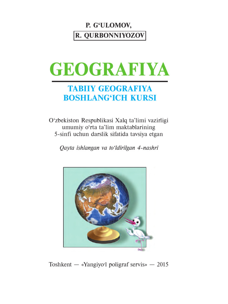 WWW - Idum.uz Geografiya 5 Uzb 2015 | PDF