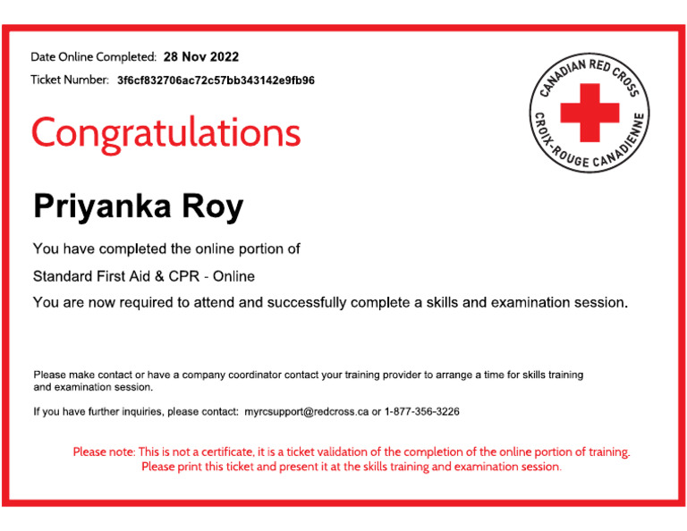CPR Certificate | PDF