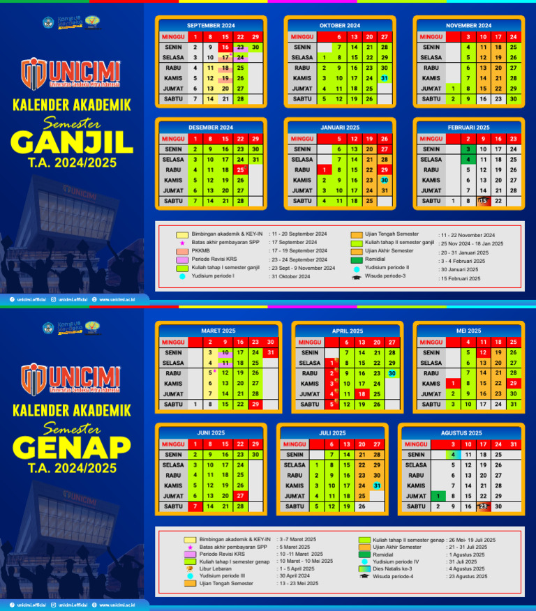 Kalender Akademik IPB 2024/2025 | PDF