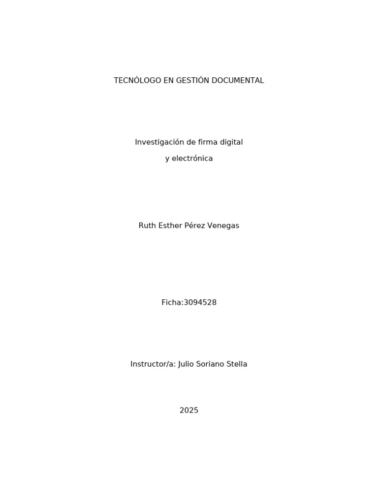 Firmas digitales Ruth (1) | PDF | Criptografía de clave pública ...