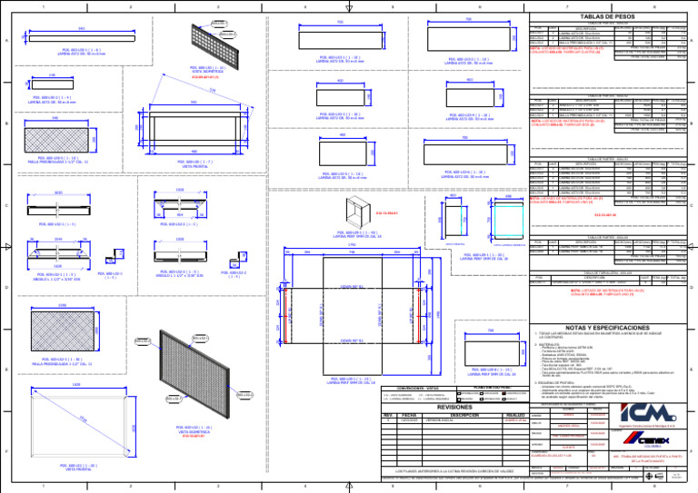 485-600-GD-T01_0 GUARDAS L50, L52, L53 Y L09 | PDF | Materiales