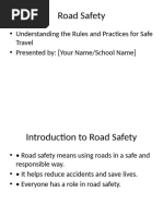 Road Safety Presentation | PDF