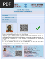 Pancard Back Side | PDF