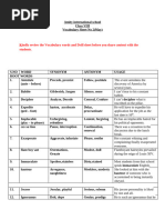 12th Grade Vocabulary List | PDF