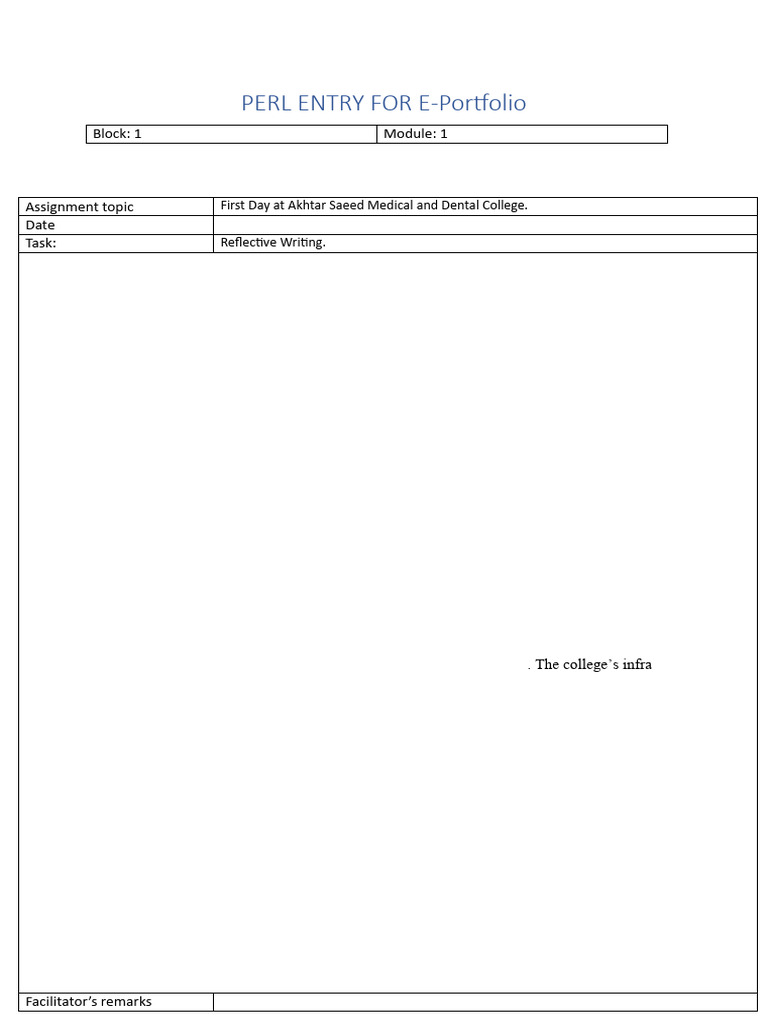 E-Portfolio Assignment Template | PDF | Fear | Social Psychology
