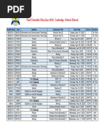 Oct Nov Timetable | PDF | Qualifications