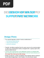 Water Distribution System Design Criteria and Planning | PDF | Pump | Water