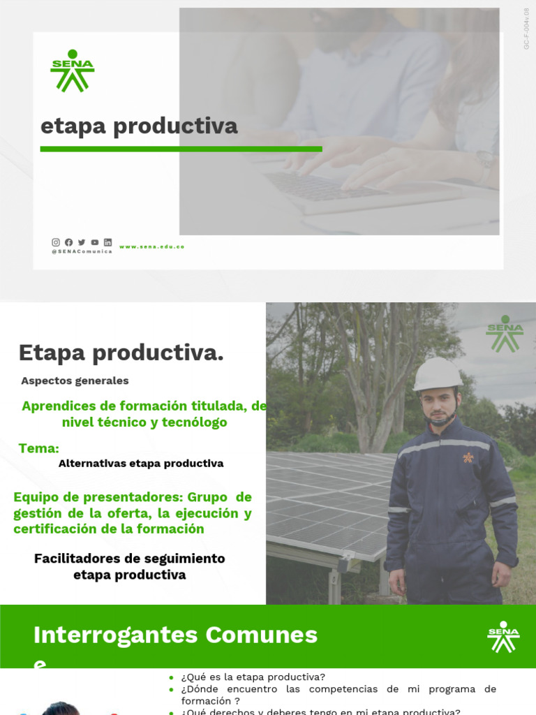 Etapa Productiva Jaime Estupinan | PDF