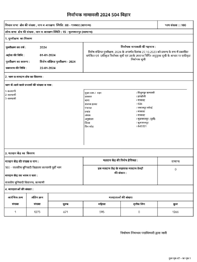 2024 EROLLGEN S04 88 FinalRoll Revision1 HIN 100 WI | PDF
