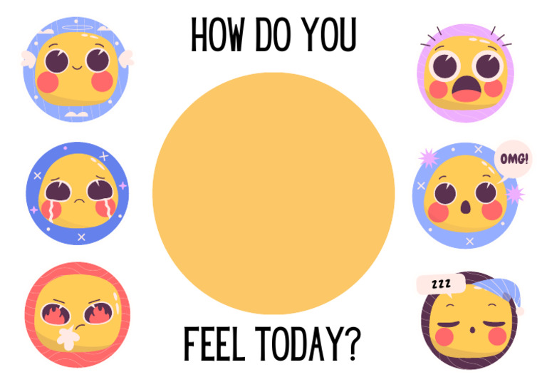 Illustrative Feelings Daily Display Poster | PDF
