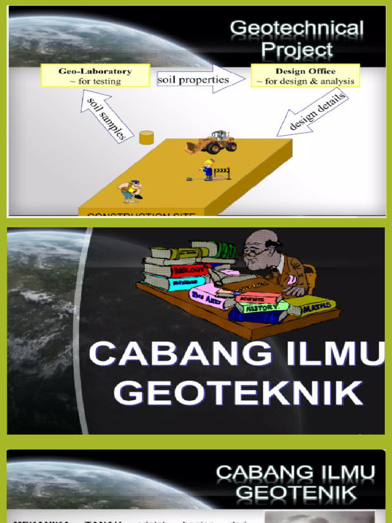 Pengantar Geoteknik PPT 1 | PDF