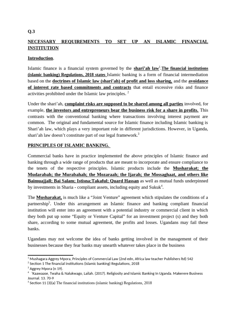 law of banking islam banking | PDF | Islamic Banking And Finance | Private Sector