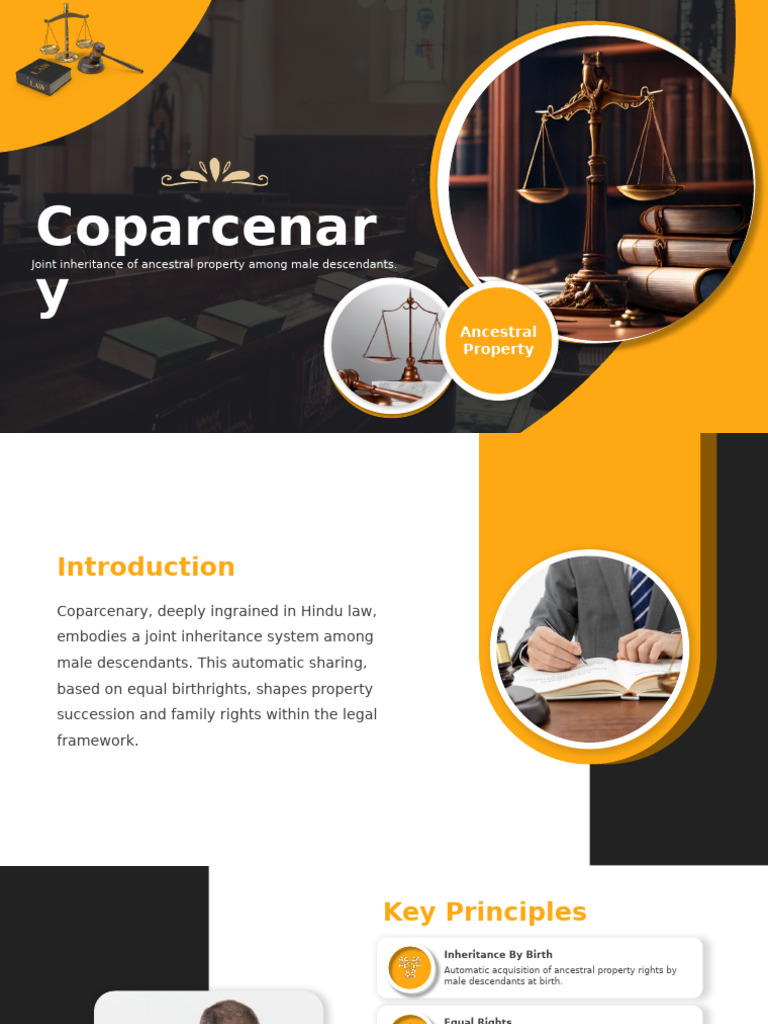 SlideEgg_500538-Coparcenary | PDF | Concurrent Estate | Property